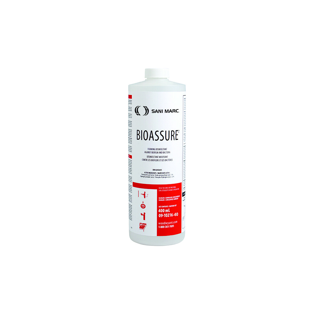 Produit BIOASSURE DÉSINFECTANT MOUSSANT CONTRE BIOFILMS | Groupe Sani Marc