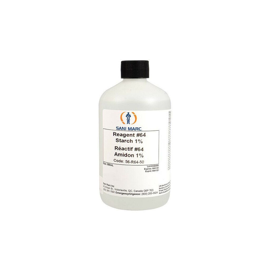 Produit RÉACTIF #64 AMIDON 1% | Groupe Sani Marc