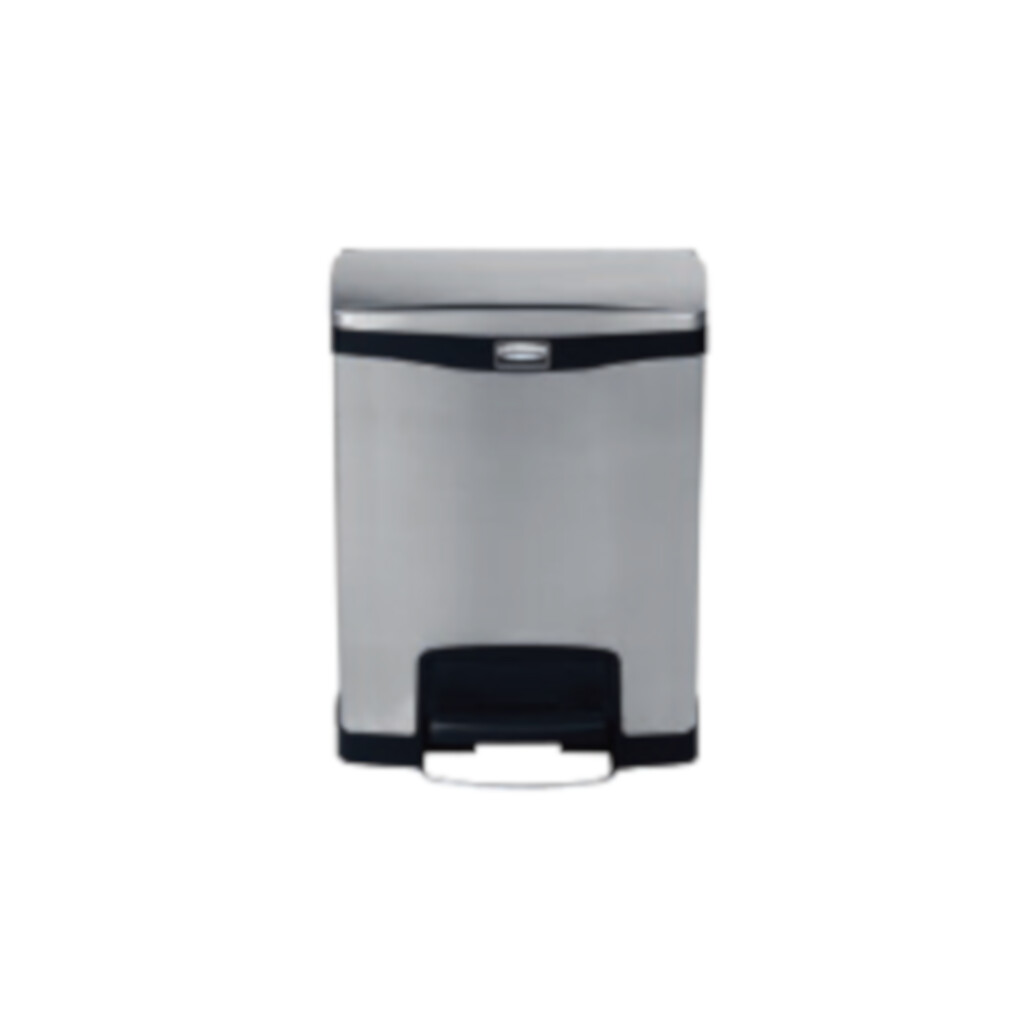 Produit POUBELLE Slim Jim® STEP-ON ACIER INOXYDABLE | Groupe Sani Marc