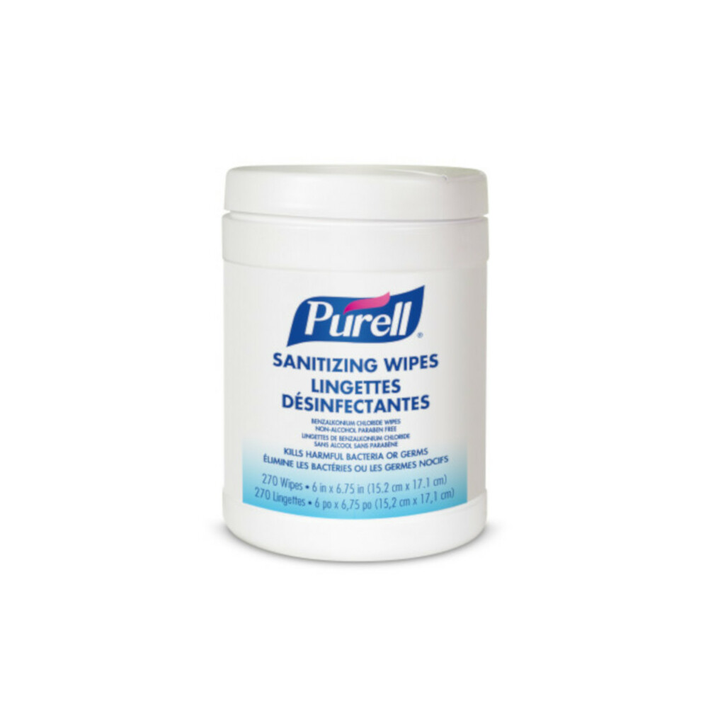 Produit LINGETTES DÉSINFECTANTES POUR LES MAINS PURELL® | Groupe Sani Marc